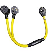 LAVANDINO 4 Prong Dryer Y Splitter 2.9 FT, NEMA 14-30P Male to Two 14 ...