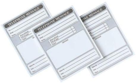 A5 Telephone Message pad (Design 4), Pack of 10 : Amazon.co.uk ...