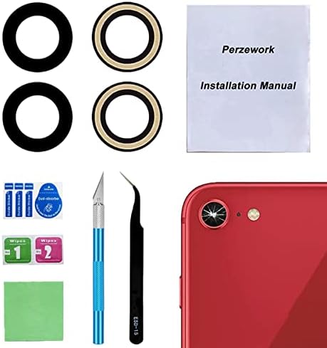 Amazon.com: Perzework OEM Back Rear Camera Lens Glass Replacement for ...