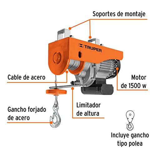 Malacate Eléctrico Truper - Ferreteria Y Herramientas