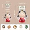 Amazon.com: DIFDECO Face Vase for Home Decor 2 Set,Ceramic Girl Head ...