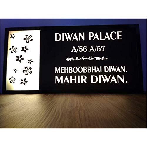 Buy ZOCI VOCI Parichay Personalized Backlit Name Plate Online at Low ...