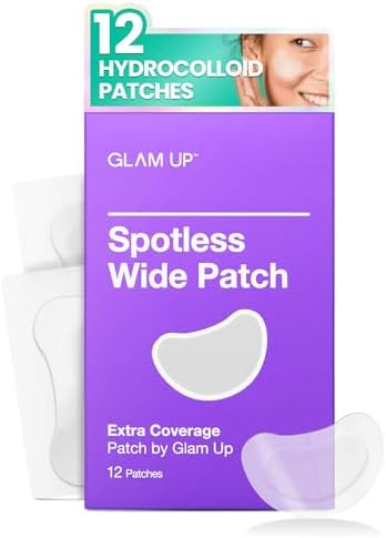 Amazon.com: GLAM UP Spotless Patch - Hydrocolloid Spot Patch for Wide ...