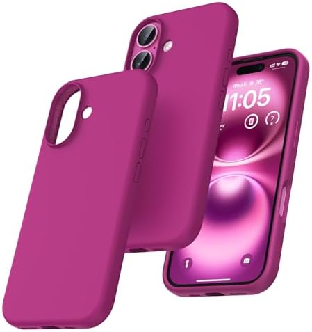 JETech Liquid Silicone Case for iPhone 16 6.1-Inch, Silky Soft Touch ...