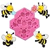 KyeeaDIY Silicone Bumble Bee Mold - 3D Epoxy Resin Molds for Jewelry ...