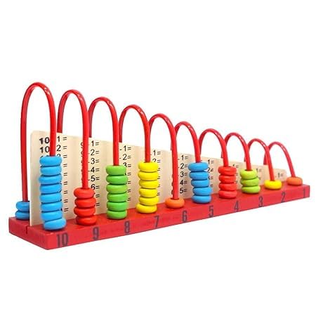 SNAPPYKIDS Wooden Add & Subtract Abacus for Kids Math Toy Wooden Abacus ...