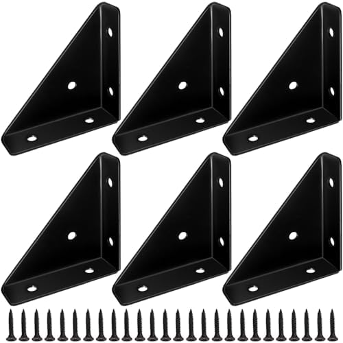 Amazon.com: Corner Brace Brackets,8Pcs 66mm x 66mm Corner Braces for ...