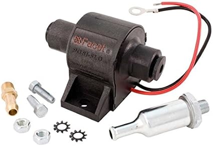 Facet FEP04SV Posi-Flo Electric Fuel Pump 1.5-4 Psi, Includes Clamps ...