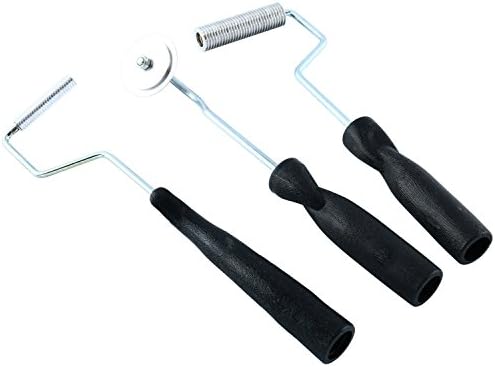 FVIEXE Fiberglass Roller Tools Kit Set of 5, Bubble Paddle Tool ...
