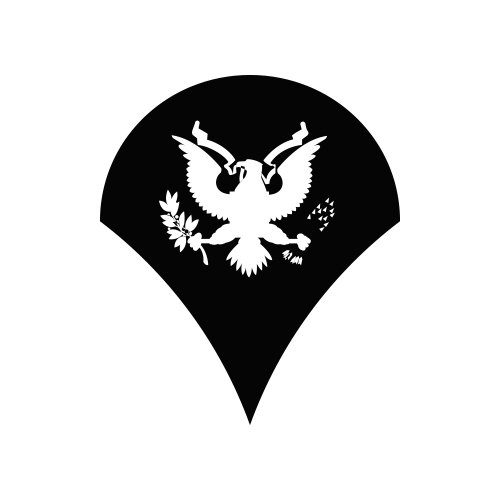 Amazon.com: E-4 Specialist Rank US Army Sticker - Decal - Die Cut SPC ...