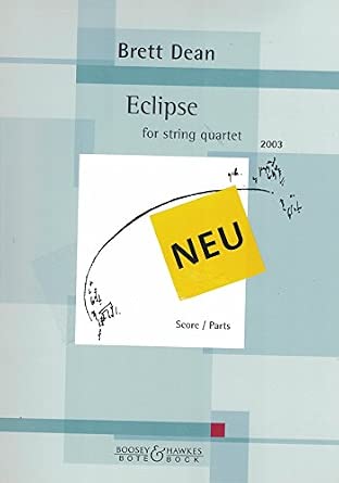 Amazon.com: Eclipse: String Quartet. Partition et parties ...