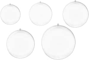 Amazon.com: Garneck Christmas Candy Ball New Year Glass Ball Empty ...