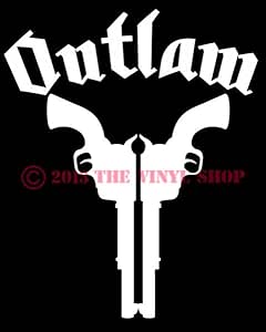 Amazon.com - Outlaw Old Revolver for The Colt,S,W Enthusiast Decal ...