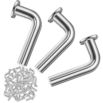 Hicarer 50 Pcs Pallet Rack Drop Pin M7x33mm Heavy Duty Safety J Bolt ...