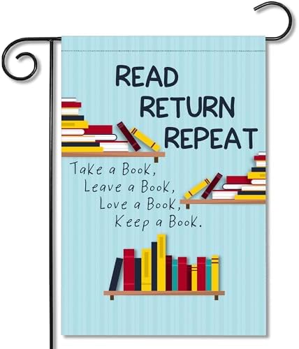 Amazon.com : INNORU Read Books Change the World Garden Flag, Welcome ...