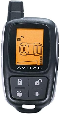 Amazon.com: Avital 7345L 2-Way 4-Button LCD Replacement Remote ...