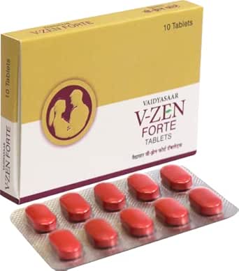 VAIDYASAAR V-ZEN Forte Tablets (Pack of 6) : Amazon.in: Health ...