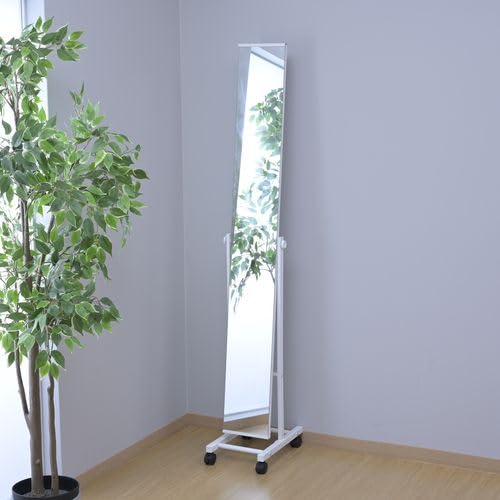 Amazon.co.jp: DCMキャスター付ミラー F-CMG WH : ホーム＆キッチン