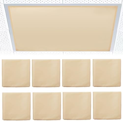 Torixqi 4 Pcs Fluorescent Light Covers - Light Covers for Ceiling ...