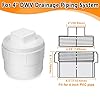 Amazon.com: 4" PVC Sewer Cleanout Adapter with Plug Pipe Fitting, PVC ...