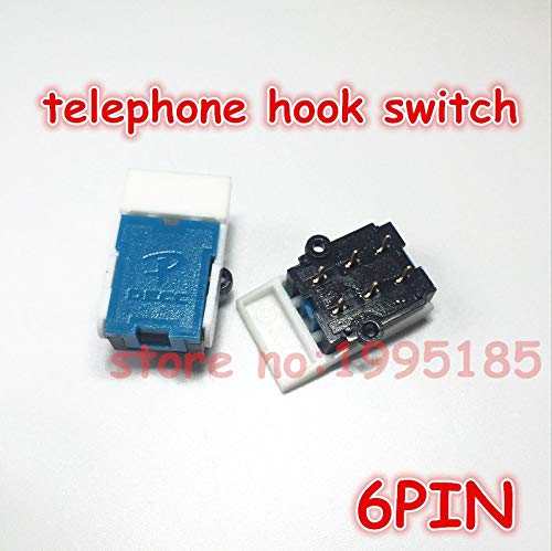 Buy Buyme 10Pcs/Lot 6Pin Telephone Hook Switch Intercom Doorbell Plug ...