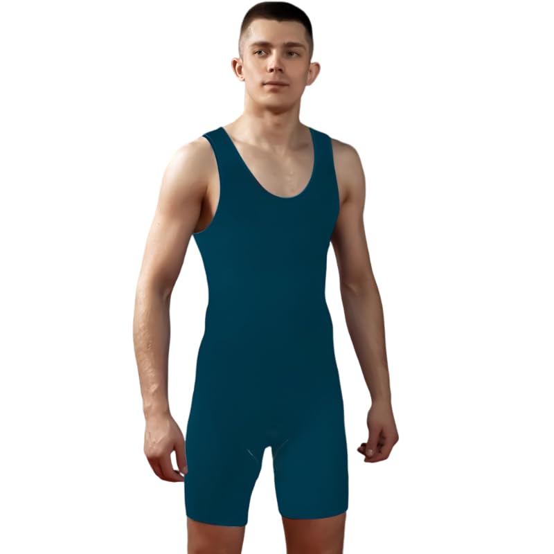 Snapklik.com : 4 Time All American Wrestling Singlet: Black, Navy Blue ...