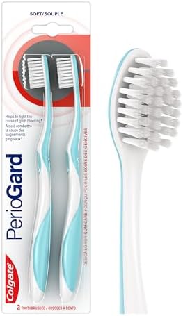 Colgate PerioGard Soft Toothbrushes for Sensitive Teeth and Gums
