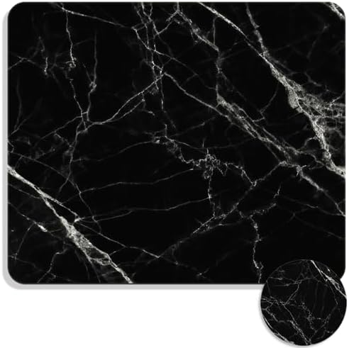 Amazon.com: iDonzon Square Mouse Pad with Coaster, Soft Cute Computer ...