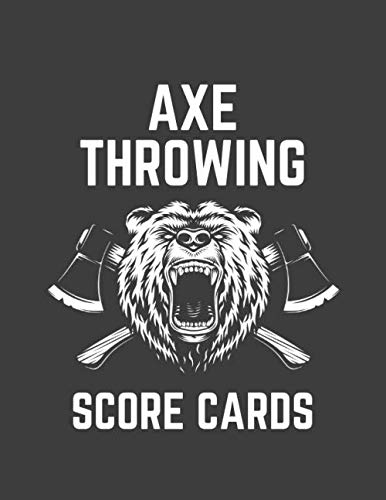 AXE Throwing Score Cards: Gift Idea for Axe enthusiasts. Score Scheets ...
