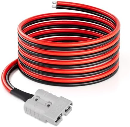 Amazon.com: ELFCULB 10AWG 20FT Anderson Connector 50 Amp Cable,Anderson ...