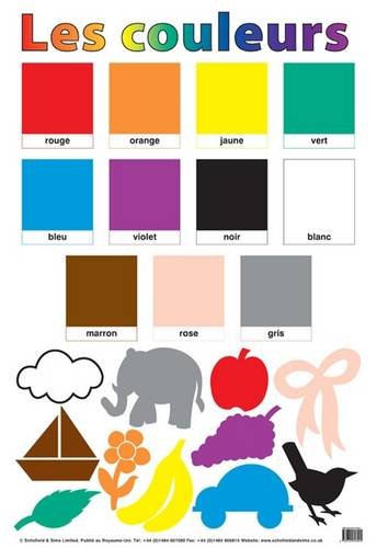 Les Couleurs (Colour Chart) : Amazon.in: Books