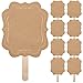 Amazon.com: Amyhill Kraft Wedding Paper Fans Blank Handheld Church Fans ...
