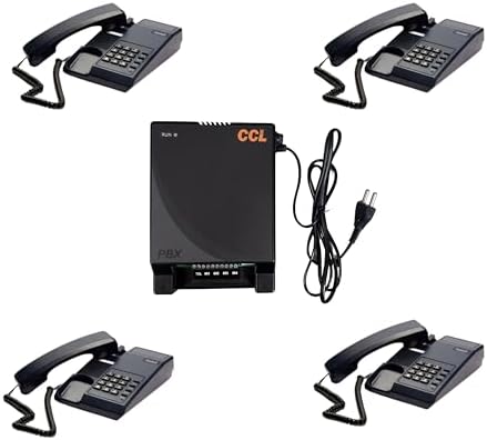 CCL104b EPABX Intercom System with 4 pcs BEETEL C11 Phone : Amazon.in ...