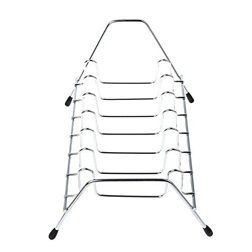 3X(Home Stainless Steel Vertical Dish Bowl Drying Rack Water Drain ...