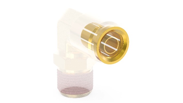 Beduan Push To Connect Fitting Elbow, 3/8" Tube OD X 1/4" NPT Male 90 ...