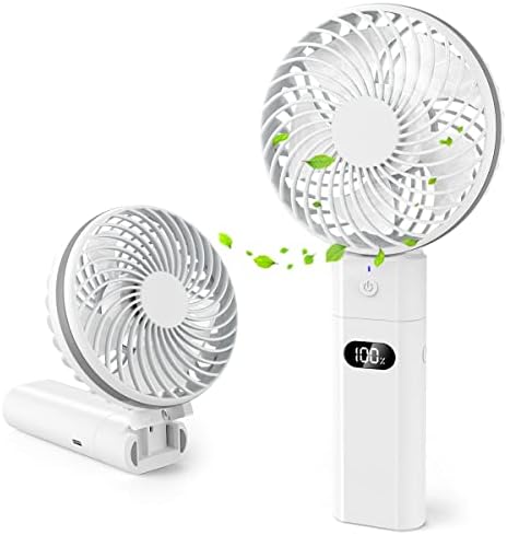 Amazon.com: AMFUN Portable Handheld Fan, USB Rechargeable Personal Fan ...