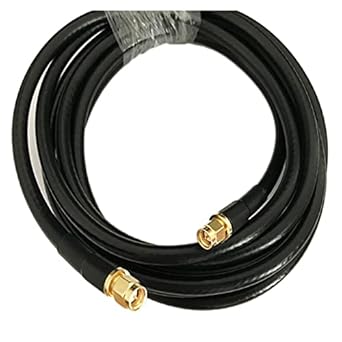 Amazon.com: Turmeric Hengliang Store SMA Male to SMA Male Connector 5D-FB 50-5 Coaxial Cable ...