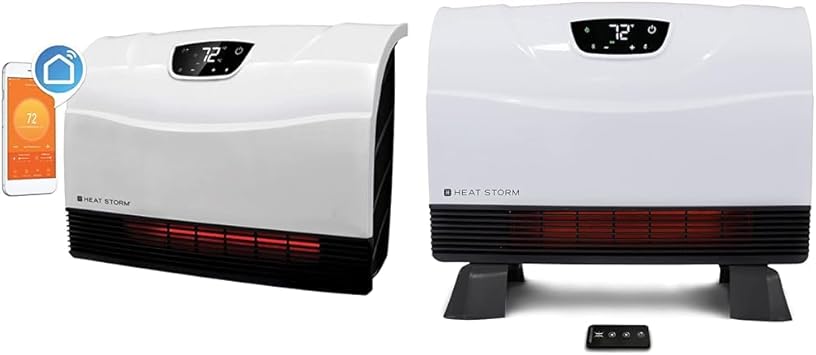 Amazon.com: Heat Storm HS-1500-PHX-WIFI Infrared Heater, Wifi Wall ...