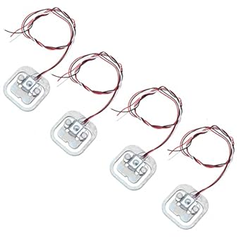 4PCS 50kg Load Cell Half Bridge Strain Gauge Human Body Scale Weight ...