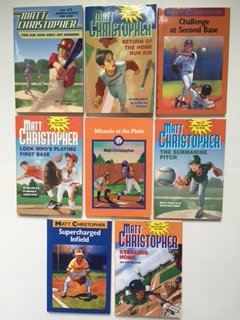 Matt Christopher (Baseball Set of 8) Kid Who Only Hit Homers; Return of ...