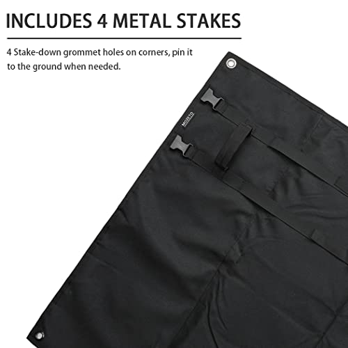 Snapklik.com : MOZETO Shooting Mat Extra Large Shooting Mats Prone Padded