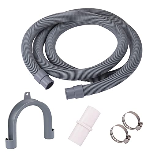 Drain Hose,2m Universal Replacement Drain Hose Extension Kit with ...