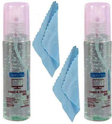 Darix Clean & Shine Gel Multi-Purpose LCD Cleaning Kit, Liquid Solution ...