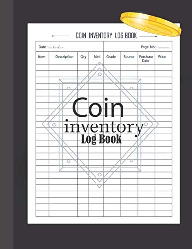 Coin inventory Log book: Collectible Coins logbook | Cataloging Coin ...