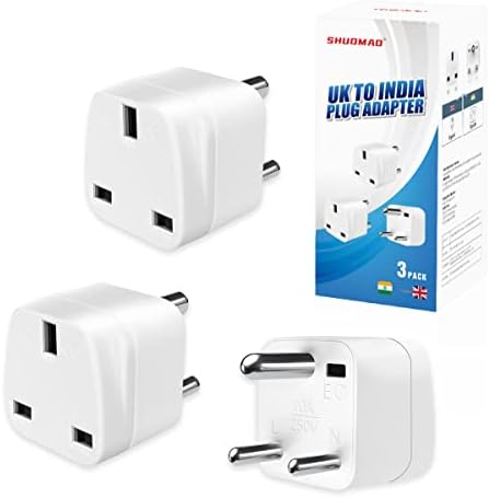 India to UK Travel Tourist Adaptor Converter Mains Plug: Amazon.co.uk ...