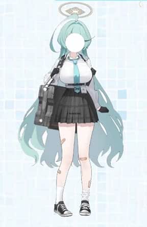 Amazon.co.jp: Nove Blue Archive Yume Cosplay Costume with Wigs and ...
