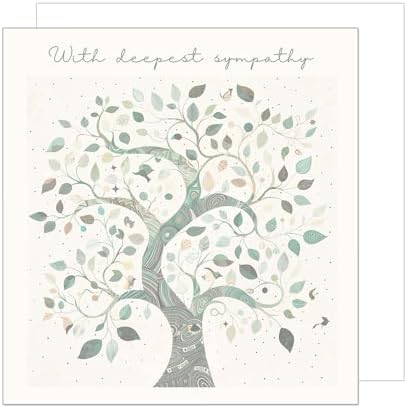 Edition Seidel Premium Square Sympathy Card with Envelope. Condolence ...
