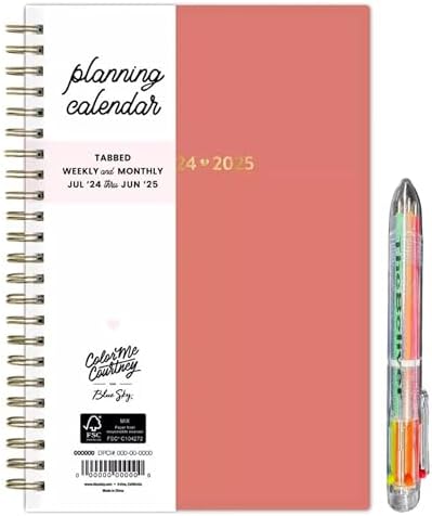 Amazon.com : Color Me Courtney July 2024 - June 2025 Weekly Monthly ...