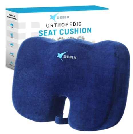 DEBIK | Orthopedic Coccyx Seat Cushion for Tailbone & Sciatica Pain ...