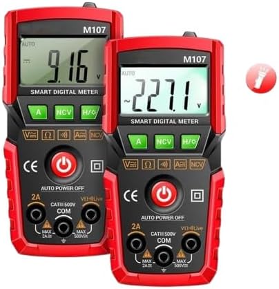 KANAbee M107 Smart Digital Multimeter 4000 Counts NCV Universal Meter ...